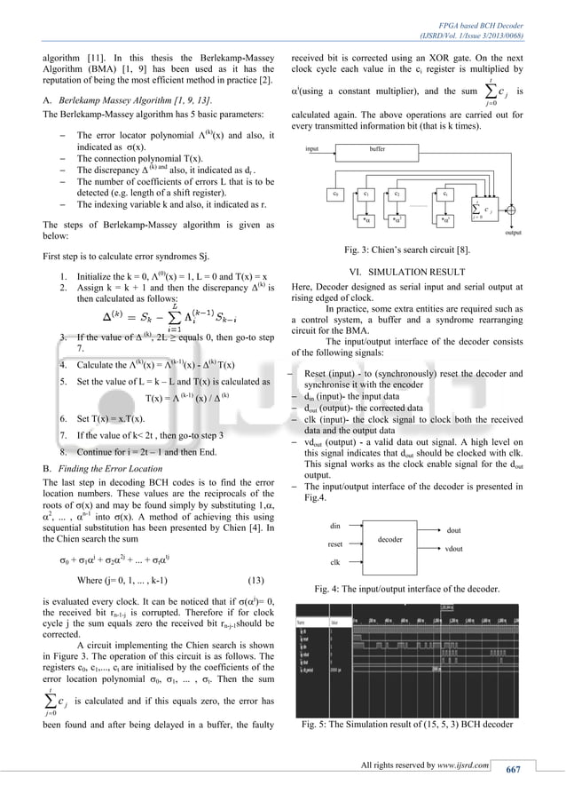 FPGA based BCH Decoder | PDF | Programming Languages | Computing