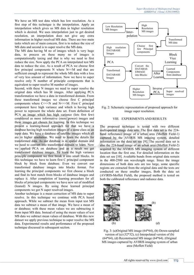 Super-Resolution of Multispectral Images | PDF