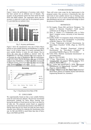 Incremental Discretization for Naive Bayes Learning using FIFFD | PDF