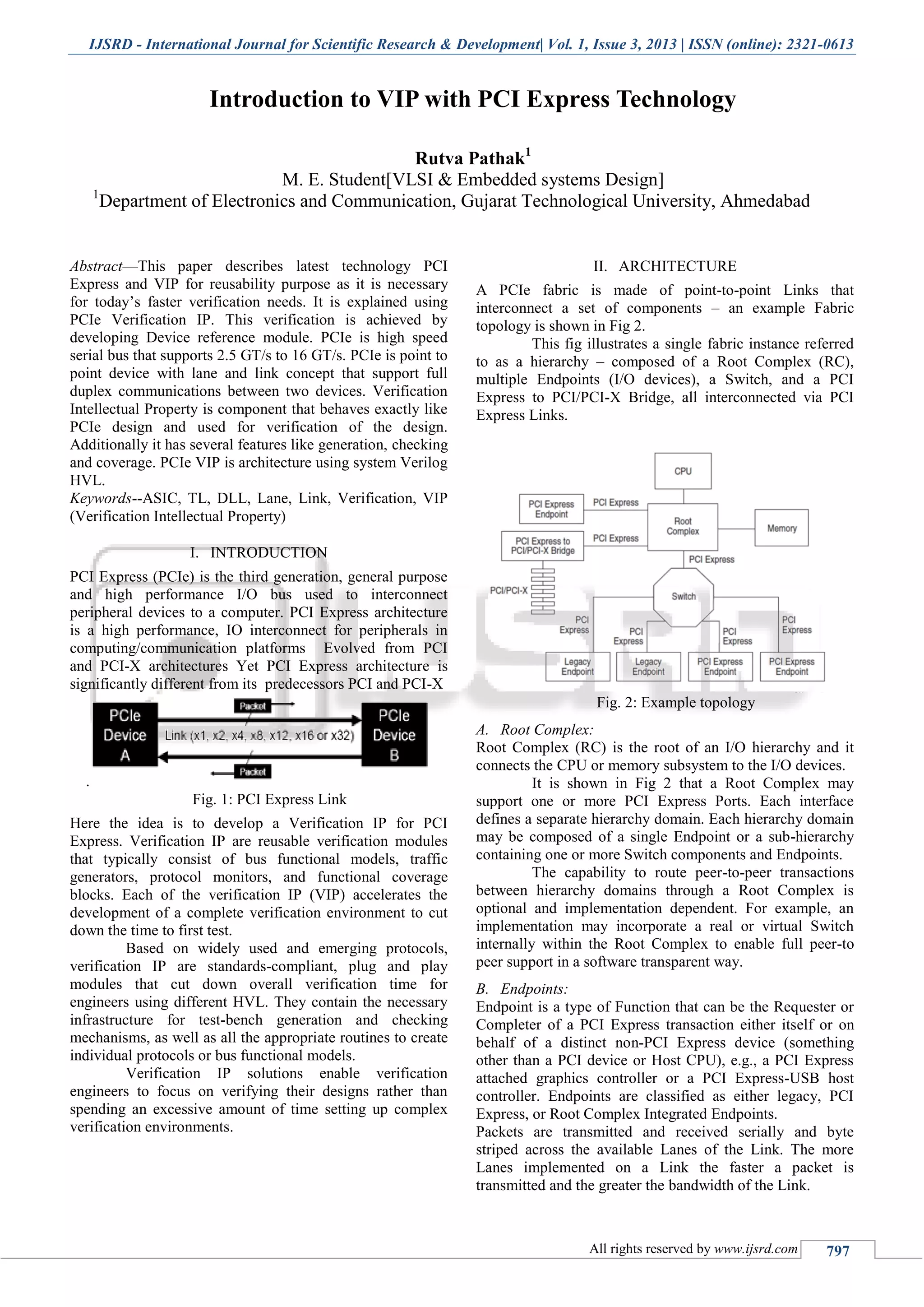 Introduction to VIP with PCI Express Technology | PDF