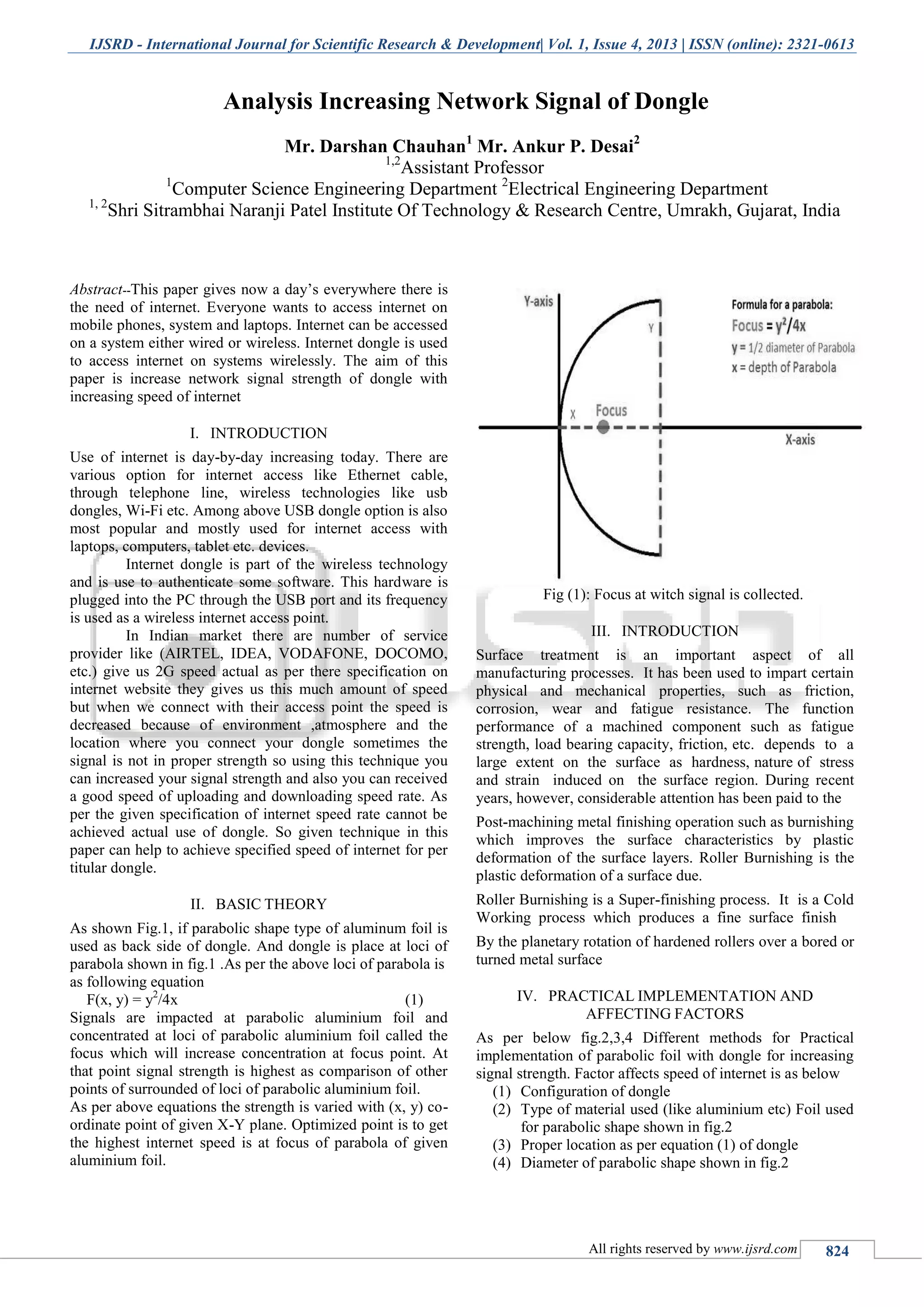 Analysis Increasing Network Signal of Dongle | PDF