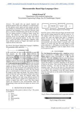 Microcontroller Based Sign Language Glove | PDF | Computer Peripherals ...