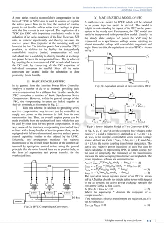 Simulation Of Interline Power Flow Controller in Power Transmission System | PDF