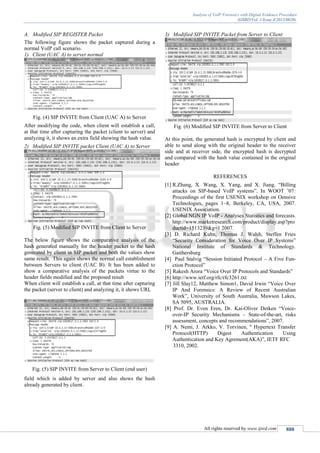 Analysis of VoIP Forensics with Digital Evidence Procedure | PDF