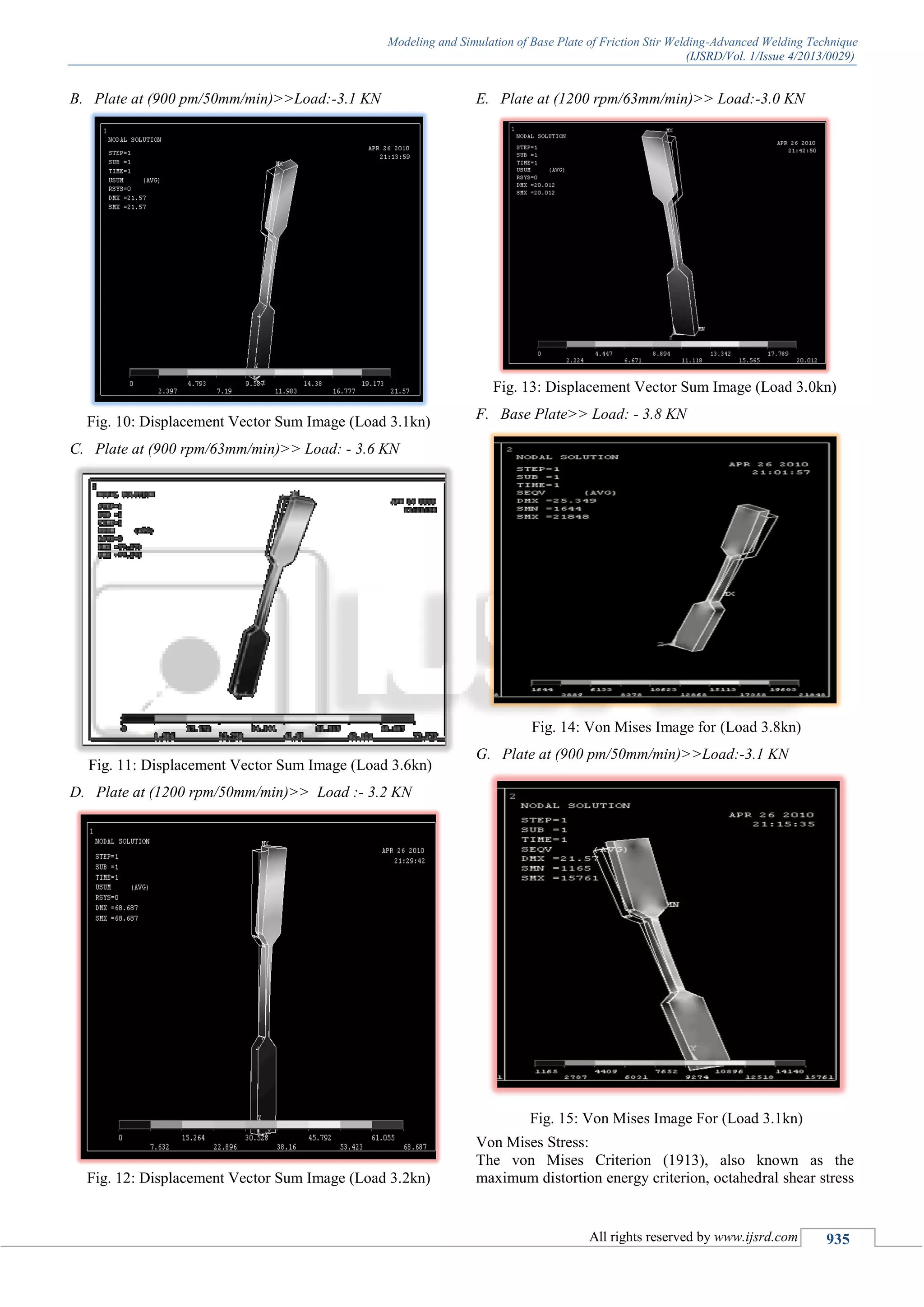 Modeling And Simulation Of Base Plate Of Friction Stir Welding Advanced