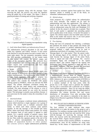 A Survey of Source Authentication Schemes for Multicast transfer in Adhoc Network | PDF