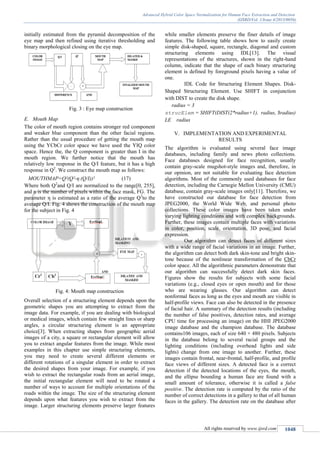 Advanced Hybrid Color Space Normalization for Human Face Extraction and Detection | PDF