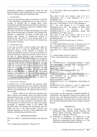 A Decision Tree Based Classifier for Classification & Prediction of Diseases | PDF | Computer ...
