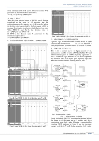 VHDL Implementation of Flexible Multiband Divider | PDF