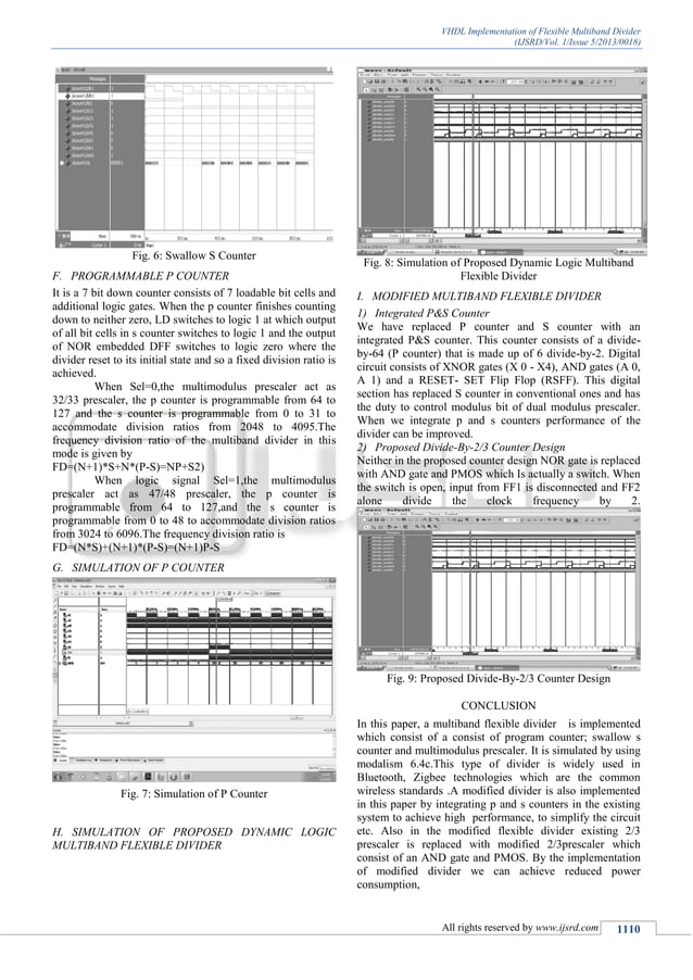Vhdl Implementation Of Flexible Multiband Divider Pdf