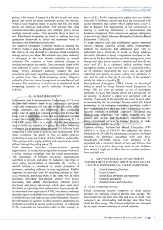 Adaptive Delegation Authority Enhancement to Hasbe for Efficient Access Control in Distributed ...