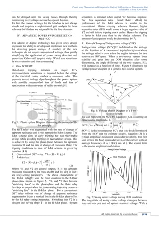 Power Swing Phenomena and Comparative Study of Its Detection on Transmission Line | PDF | Gas ...