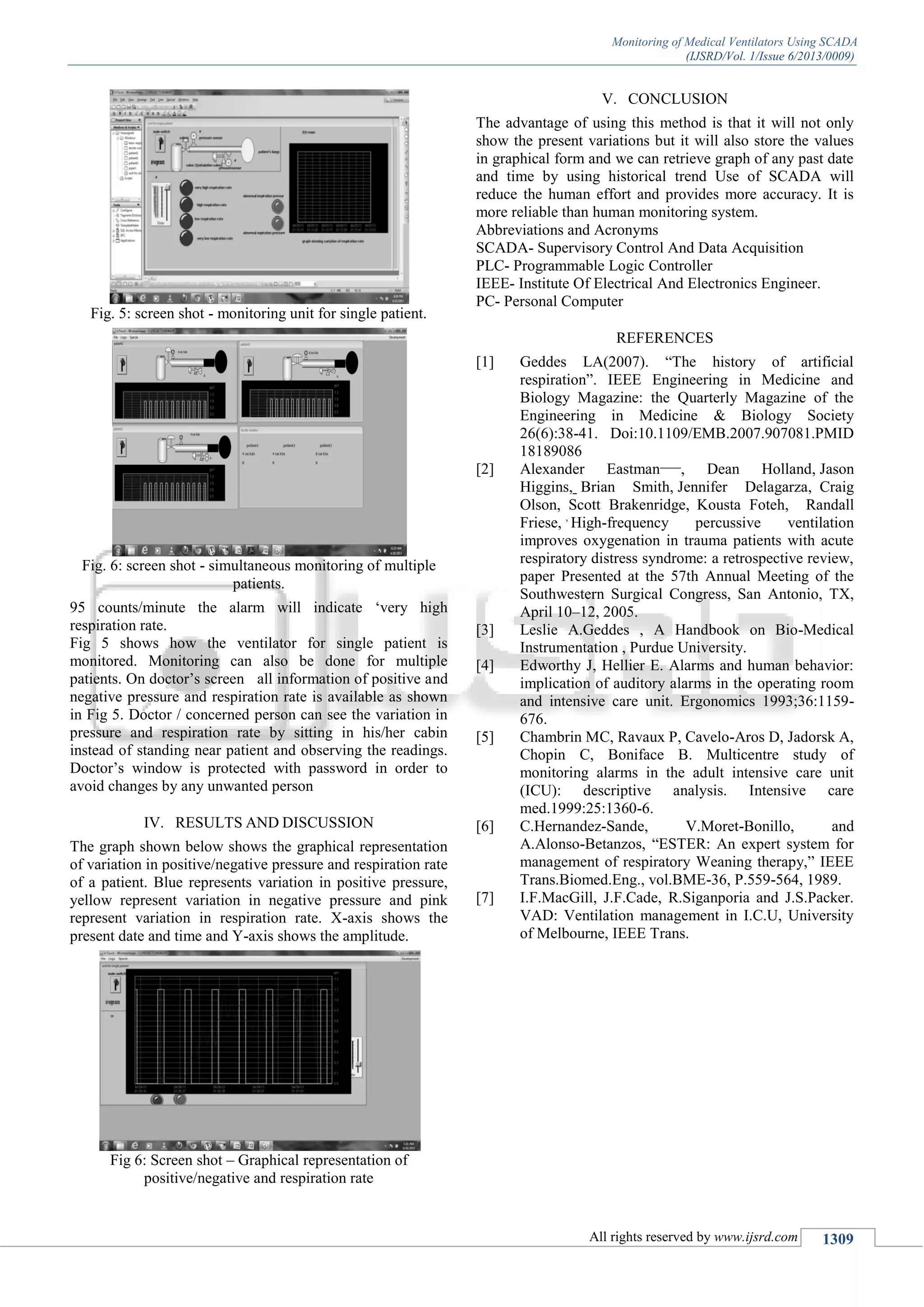 Monitoring of Medical Ventilators Using SCADA | PDF