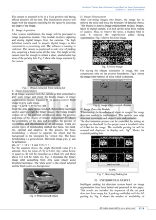 Intelligent Parking Space Detection System Based on Image Segmentation | PDF | Photo Editing ...