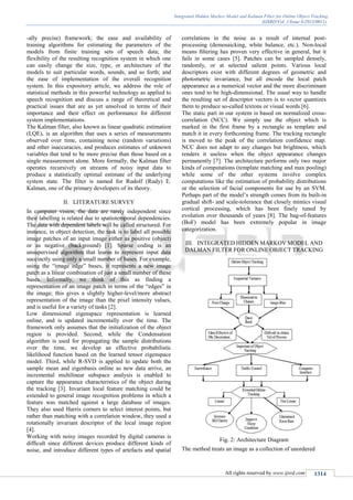 Integrated Hidden Markov Model and Kalman Filter for Online Object ...