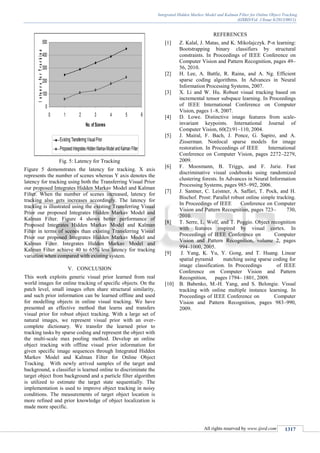 Integrated Hidden Markov Model and Kalman Filter for Online Object Tracking | PDF