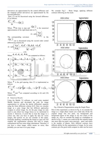 Image segmentation Based on Chan-Vese Active Contours using Finite Difference Scheme | PDF
