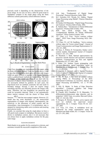 Image segmentation Based on Chan-Vese Active Contours using Finite Difference Scheme | PDF
