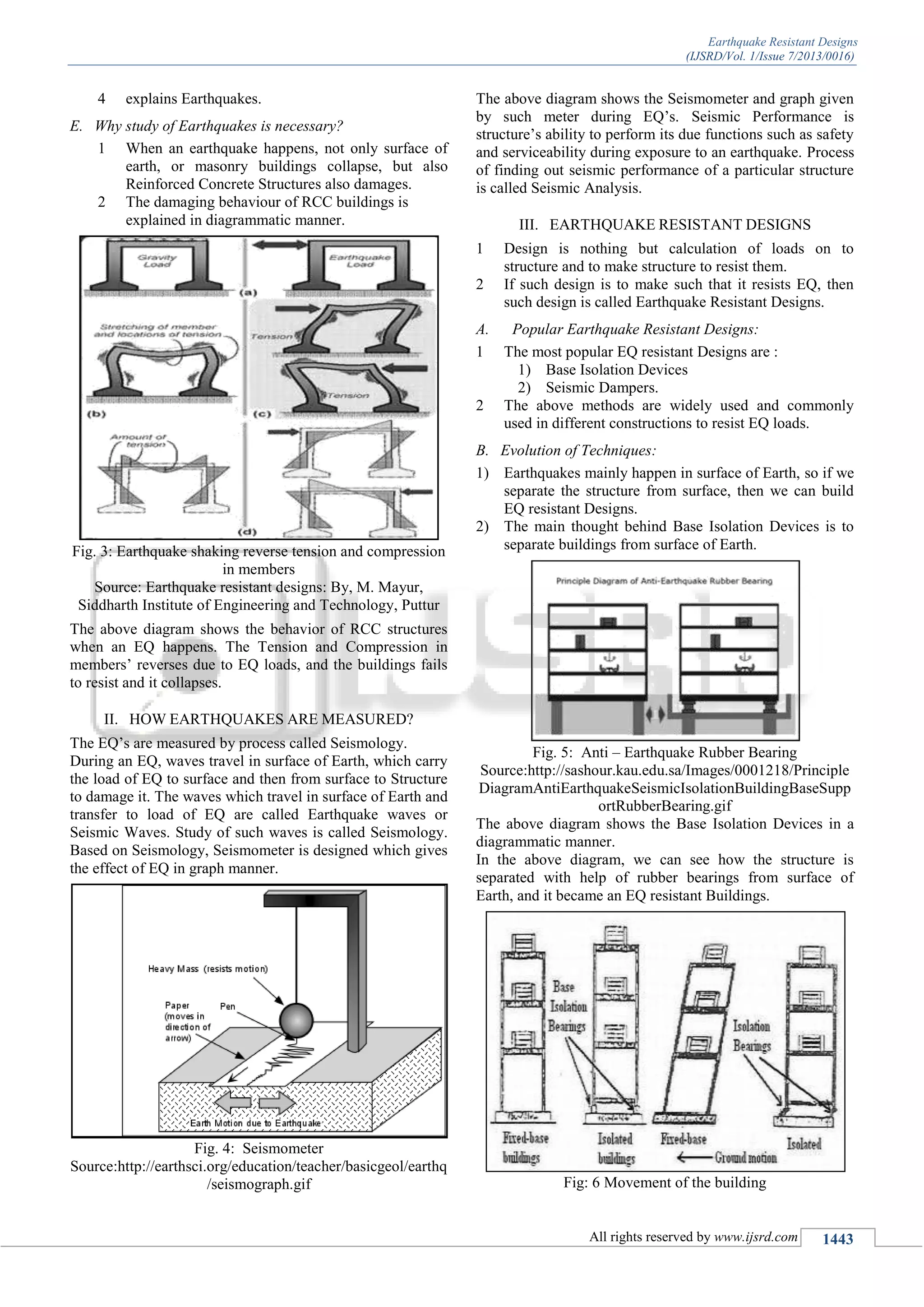 Earthquake Resistant Designs | PDF