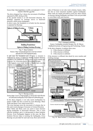 Earthquake Resistant Designs | PDF