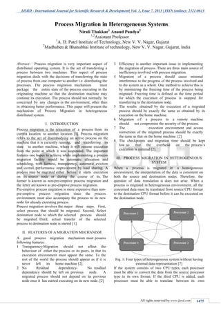 Process Migration in Heterogeneous Systems | PDF | Databases | Computer Software and Applications