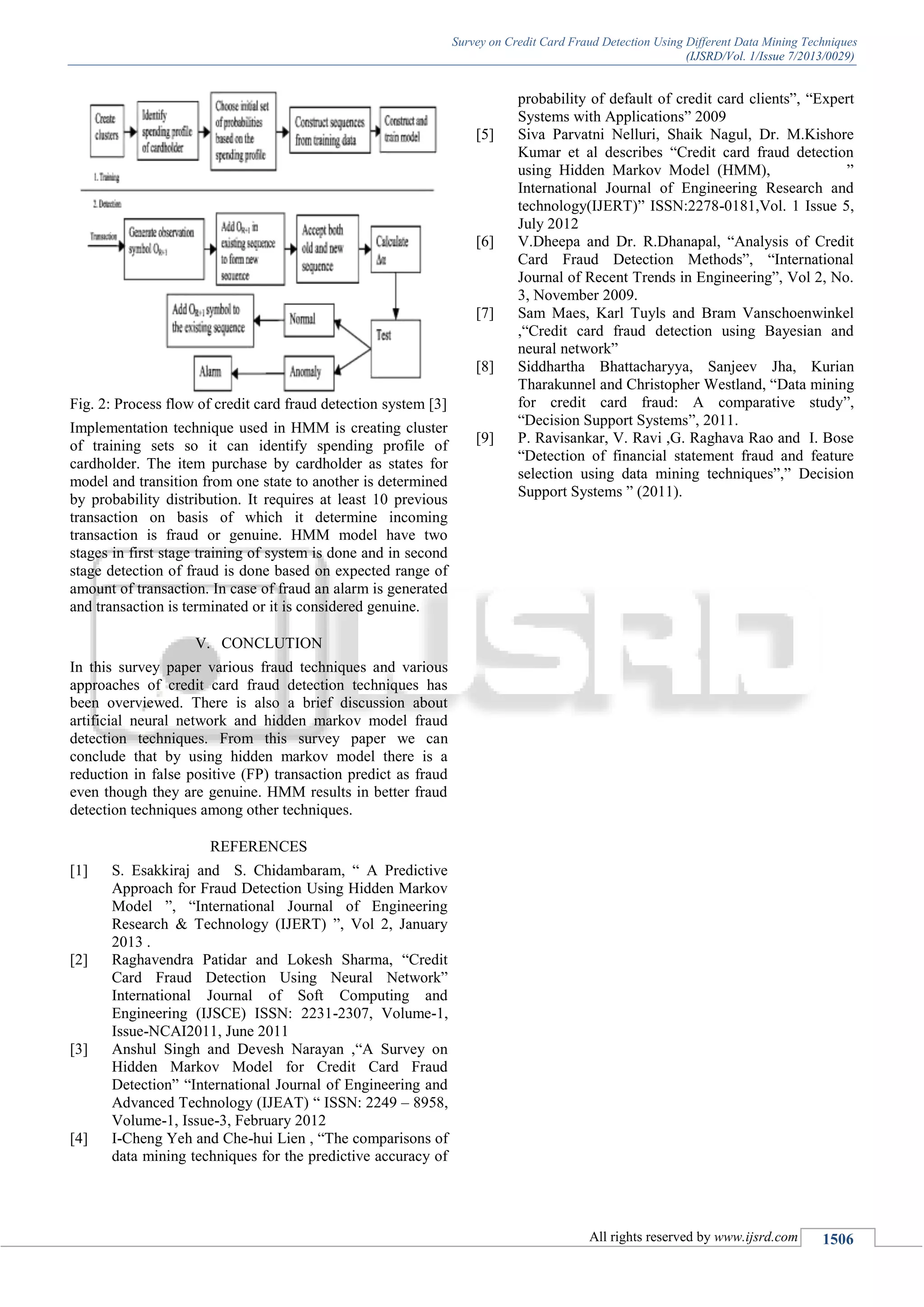 Survey on Credit Card Fraud Detection Using Different Data Mining Techniques | PDF | Credit ...
