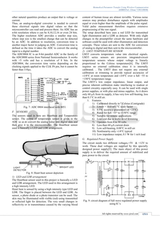 Biomedical Parameter Transfer Using Wireless Communication | PDF