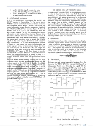 Design and Implementation of SOC Bus Based on AMBA 4.0 | PDF