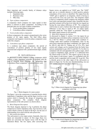 Direct Torque Control of A 5-Phase Induction Motor | PDF