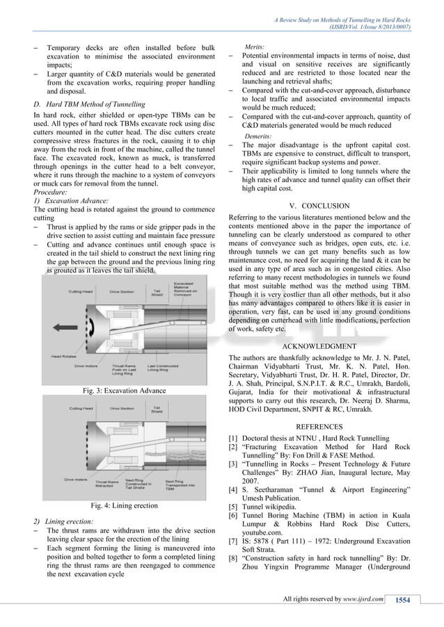 A Review Study on Methods of Tunneling in Hard Rocks | PDF | Rail Travel | Travel Type