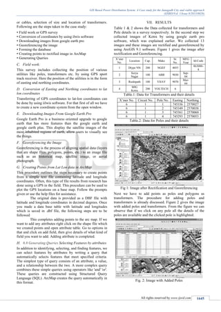 GIS Based Power Distribution System: A Case study for the Junagadh City ...