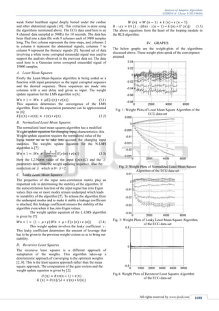 Analysis of Adaptive Algorithms | PDF