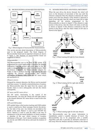 GPS and GSM based Steered navigation and location tracking device for Visionless | PDF ...