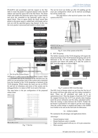 Five Port Router Architecture | PDF