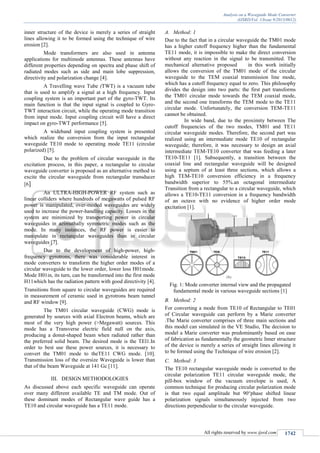 Analysis on a Waveguide Mode Converter | PDF | Physics | Science