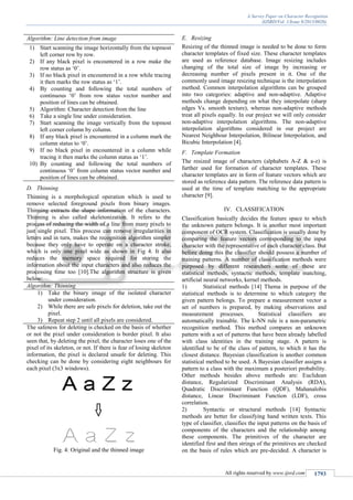 A Survey Paper on Character Recognition | PDF