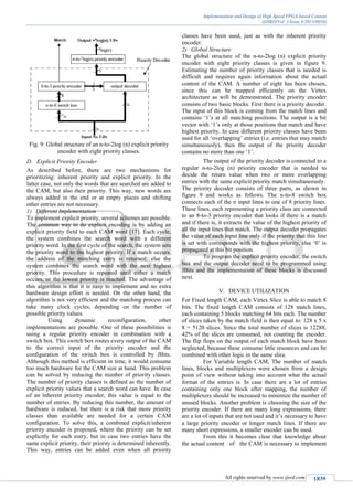 Implementation and Design of High Speed FPGA-based Content Addressable Memory | PDF