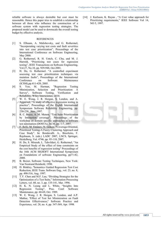 Configuration Navigation Analysis Model For Regression Test Case Prioritization Pdf