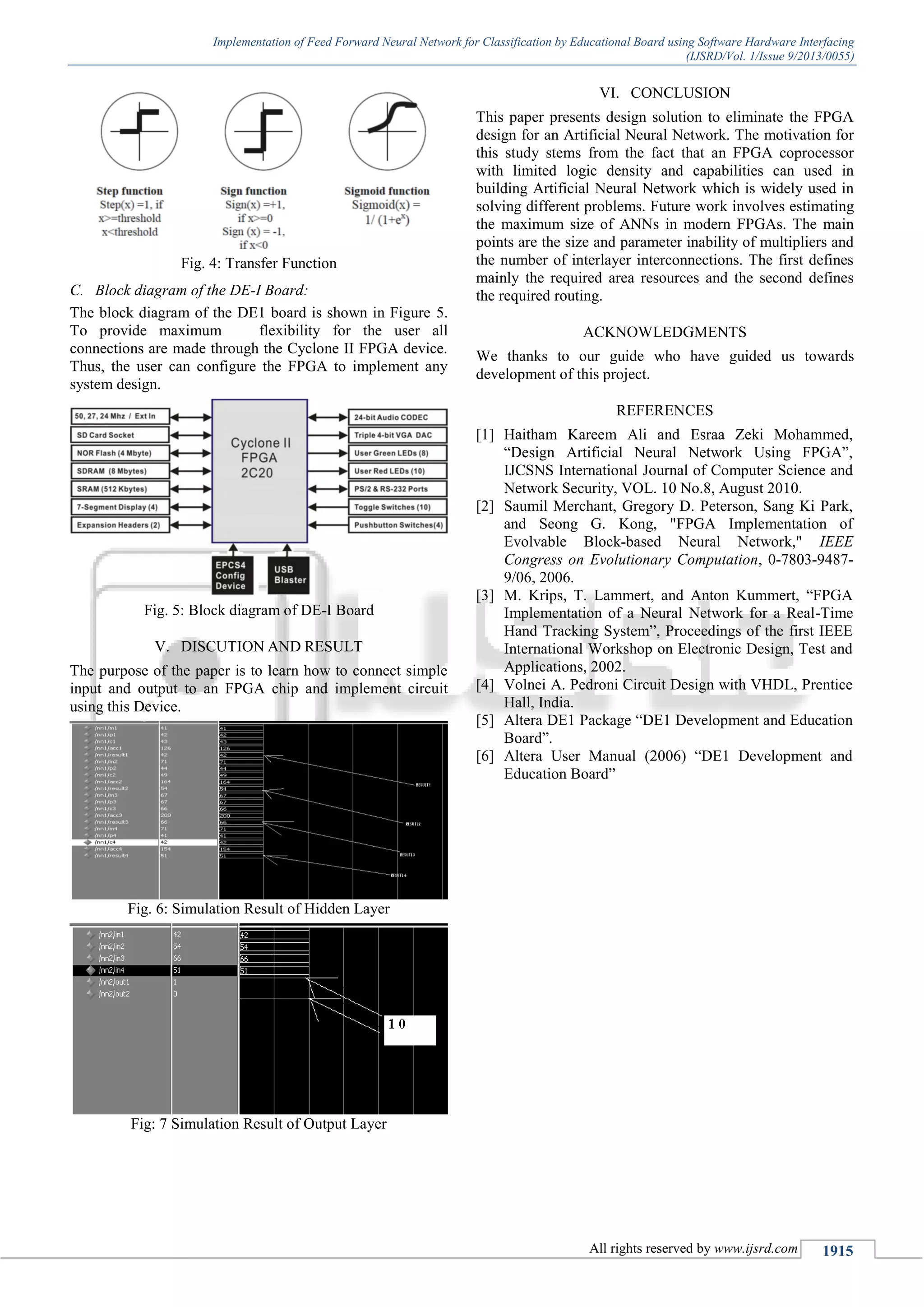 Implementation of Feed Forward Neural Network for Classification by Educational Board using ...
