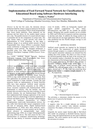 Implementation of Feed Forward Neural Network for Classification by Educational Board using ...