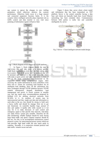 Intelligent Load Shedding Using TCP/IP for Smart Grids | PDF