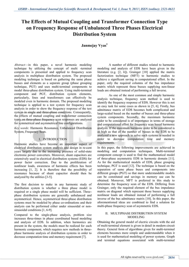 The Effects of Mutual Coupling and Transformer Connection Type on Frequency Response of ...