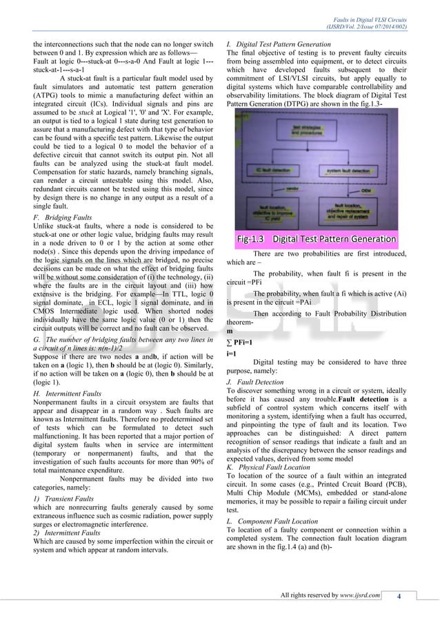 Faults In Digital Vlsi Circuits Pdf Physics Science