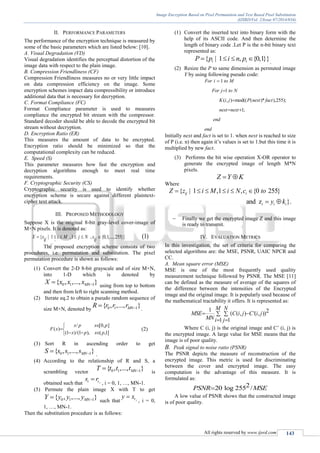 Image Encryption Based on Pixel Permutation and Text Based Pixel Substitution | PDF