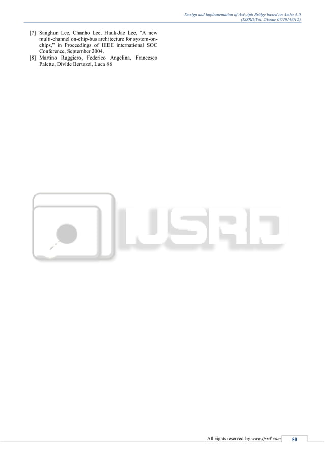 Design and Implementation of Axi-Apb Bridge based on Amba 4.0 | PDF | Computer Peripherals ...