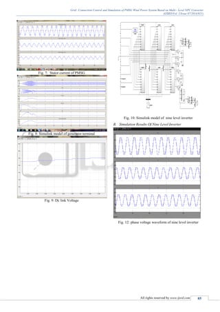 Grid-Connection Control and Simulation of PMSG Wind Power System Based on Multi-Level NPC ...