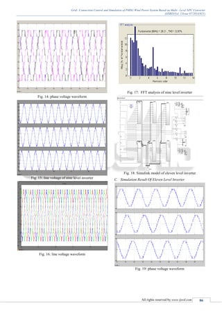 Grid-Connection Control and Simulation of PMSG Wind Power System Based on Multi-Level NPC ...