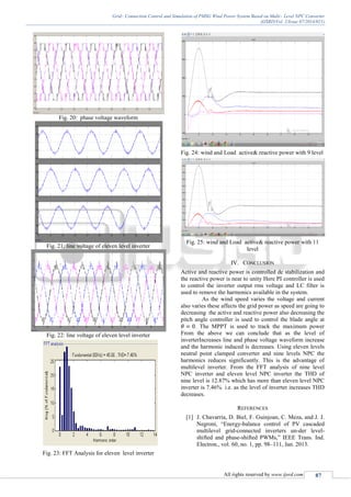 Grid-Connection Control and Simulation of PMSG Wind Power System Based on Multi-Level NPC ...