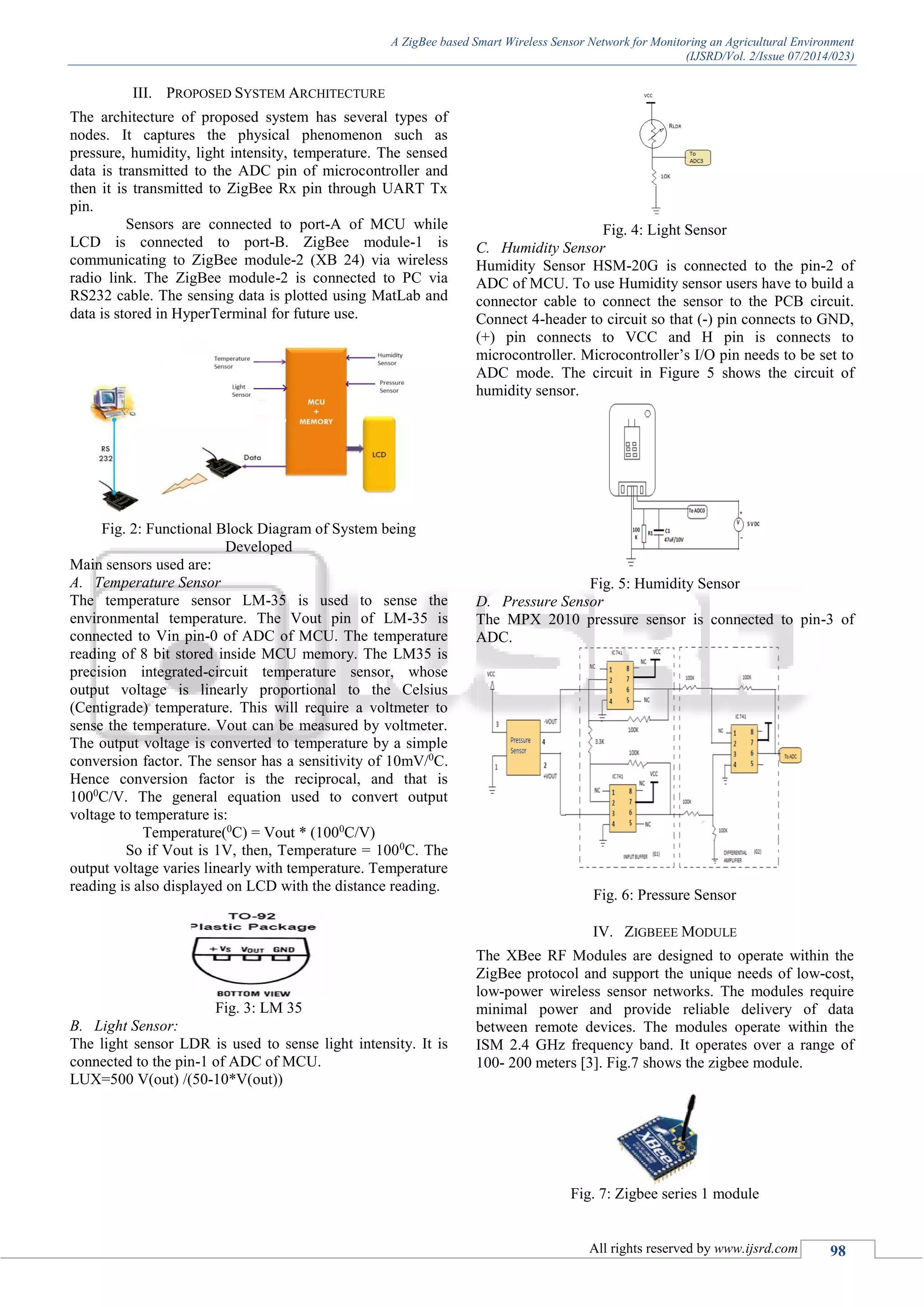 A Zigbee Based Wireless Sensor Network For An Agricultural Environment Pdf