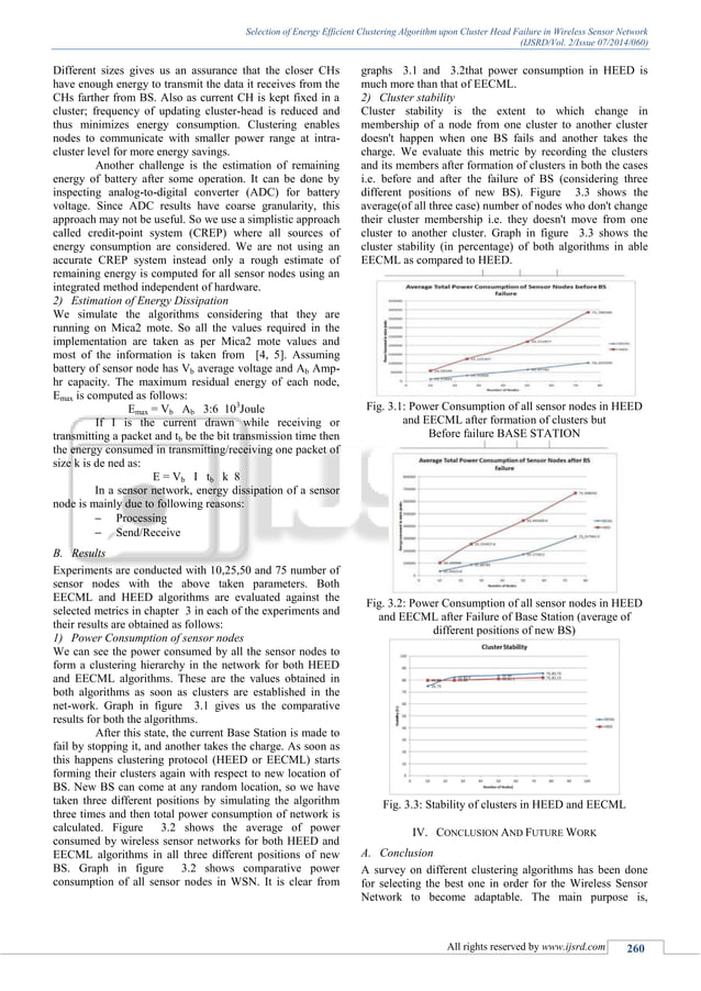Selection of Energy Efficient Clustering Algorithm upon Cluster Head Failure in Wireless Sensor ...